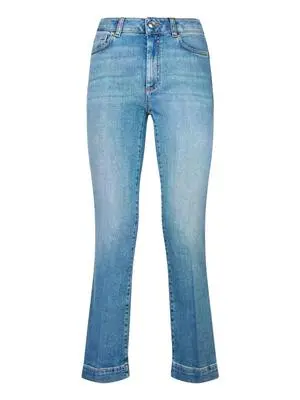 Sportmax Washed Slim-fit Jeans - Blue