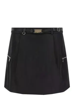 Prada Re-nylon Mini Skirt - Black