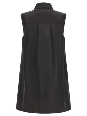 Prada Re-nylon Mini Dress - Black