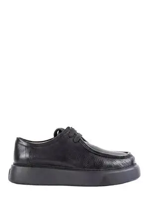 REFERENC Fernabee Leather Sneakers - Black