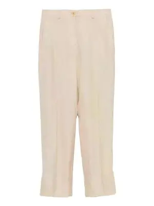Miu Miu 2000s Pressed-crease Trousers - Neutrals