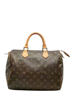 LOUIS VUITTON 2006 Monogram Speedy 30 Boston Bag - Brown