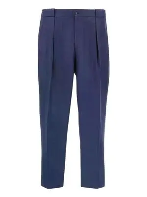 BRIGLIA 1949 Portobellos Tailored Trousers - Blue