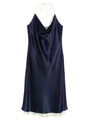 Tove Joss Cowl-neck Midi Dress - Blue