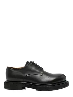 Officine Creative Leather Lace-up Derby Shoes - Black