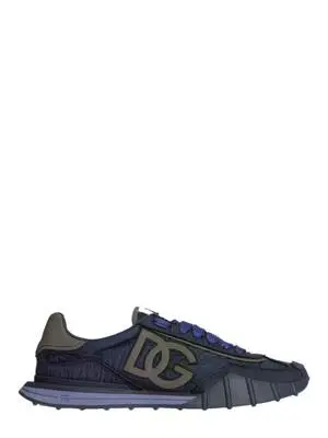 Dolce & Gabbana Dg Athletic Nylon Sneakers - Blue
