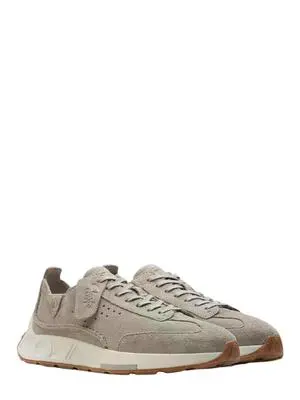 Clarks Craft Speed Suede Sneakers - Grey