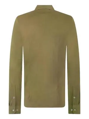 MOORER Siena Long-sleeve Shirt - Green