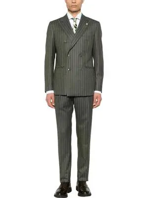 BARBA NAPOLI Long-sleeve Spread-collar Shirt - Grey
