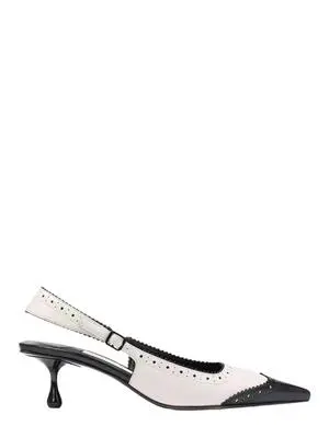 JIMMY CHOO Brogue Slingback Pumps - Pink