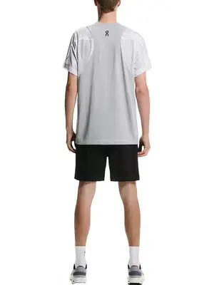 On Train Volt-t Logo-print T-shirt - Grey
