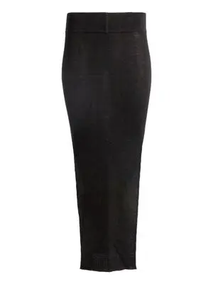 Rick Owens High-waist Maxi Skirt - Black