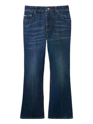 Stella McCartney Whiskered Flared Jeans - Blue