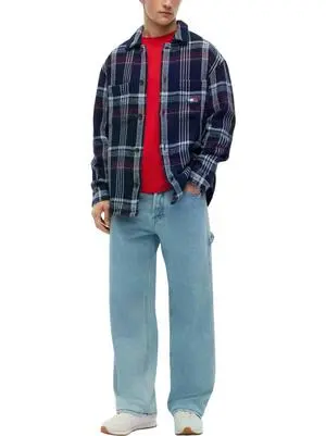 Tommy Hilfiger Check-print Long-sleeve Shirt - Blue