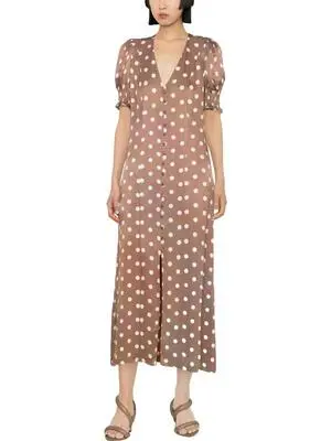 Sleeper Bella Polka-dot Dress - Brown