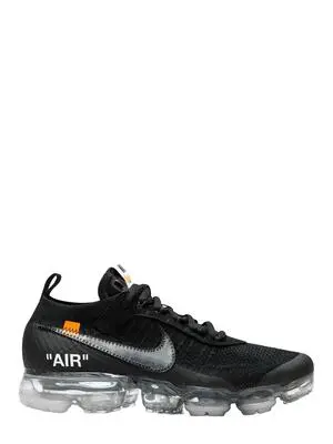 Nike X Off White The 10: Nike Vapormax Flyknit Sneakers - Black