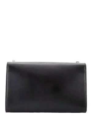 Saint Laurent Classic Monogram Tassel Leather Medium Crossbody Bag - Black