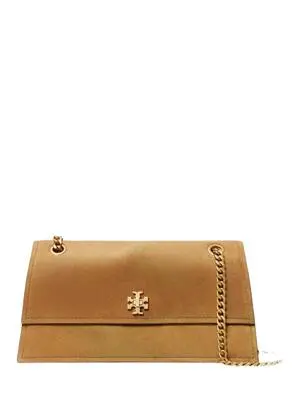 Tory Burch Kira Suede Shoulder Bag - Brown