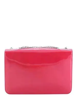 Gucci Interlocking Patent Medium Shoulder Bag - Pink