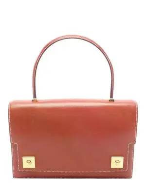 Hermès 1992 Box Calf Piano Handbag - Brown