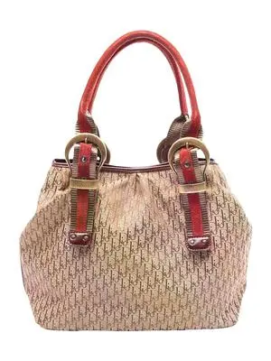 Dior 1990-2010 Diorissimo Trotter Canvas Tote Bag - Neutrals