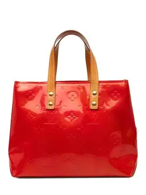 LOUIS VUITTON 2003 Monogram Vernis Reade Pm Handbag - Red