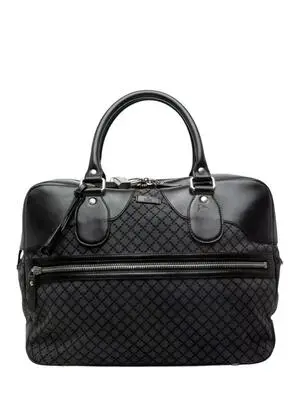 Gucci 2000-2015 Diamante Canvas Travel Bag - Grey