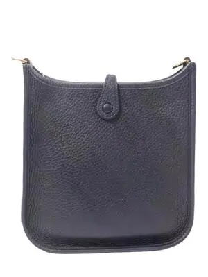Hermès Tpm Evelyne Calfskin Shoulder Bag - Black