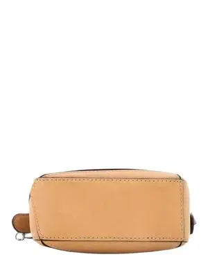 Loewe Puzzle Bag Leather Nano Crossbody Bag - Brown
