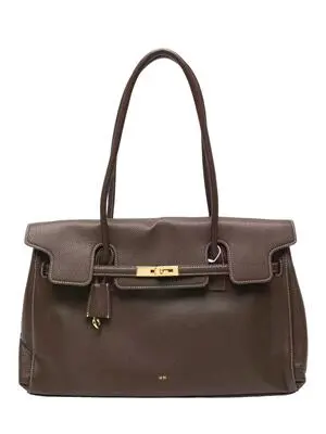 Jw Pei Large Yara Twist-lock-fastening Shoulder Bag - Brown