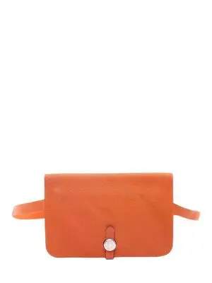 Hermès 2002 Dogon Togo Belt Bag Orange