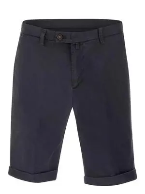 BRIGLIA 1949 Turn-up Cuff Shorts - Grey