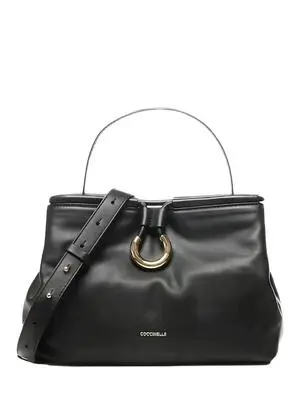 COCCINELLE Ring-detail Shoulder Bag - Black