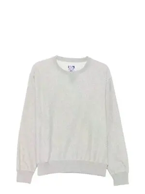 ROSA RUGOSA Crew-neck Ribbed-trim Sweatshirt - Grey