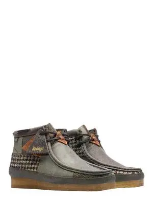 Clarks Wallabee Boot Patchwork Desert Boots - Grey