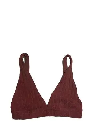 Alo Yoga Ribbed-knit Sports Bra - Red