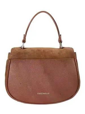 COCCINELLE Mavery Calf Suede Shoulder Bag - Brown