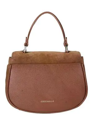 COCCINELLE Mavery Calf Suede Shoulder Bag - Brown