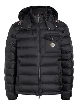 Moncler Verith Hooded Padded Nylon Jacket - Black