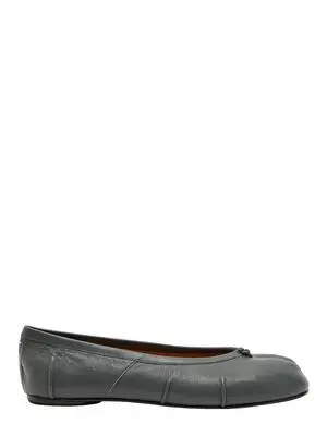 MAISON MARGIELA Tabi Leather Ballet Flats - Grey