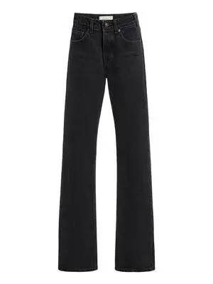 JEANERICA Sisli Rigid Mid-rise Straight-leg Jeans - Black