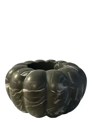 BY SHAX Pumpkin Tealight Holder - Black