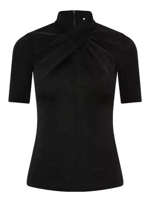 Rebecca Vallance Kiana Short-sleeve Top - Black