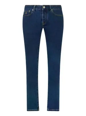 MOORER Slim-fit Jeans - Blue