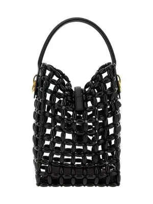 Saint Laurent Le 37 Beaded Tote Bag - Black