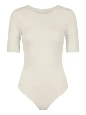 Wolford Bahamas Short-sleeved Bodysuit - Neutrals