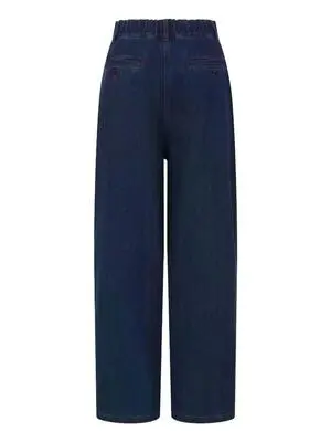 STUDIO TOMBOY Corduroy Pleated Trousers - Blue