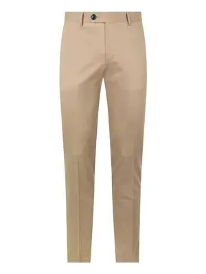 MOORER Slim-fit Trousers - Neutrals