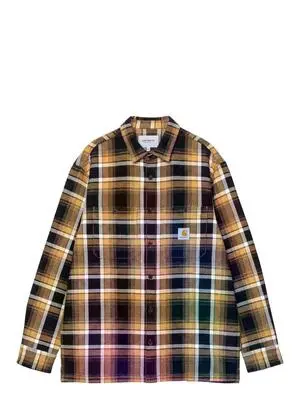 Carhartt Work In Progress Vaughn Plaid Pocket Shirt - Yellow