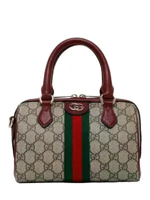 Gucci Small Ophidia Web-stripe Tote Bag - Neutrals